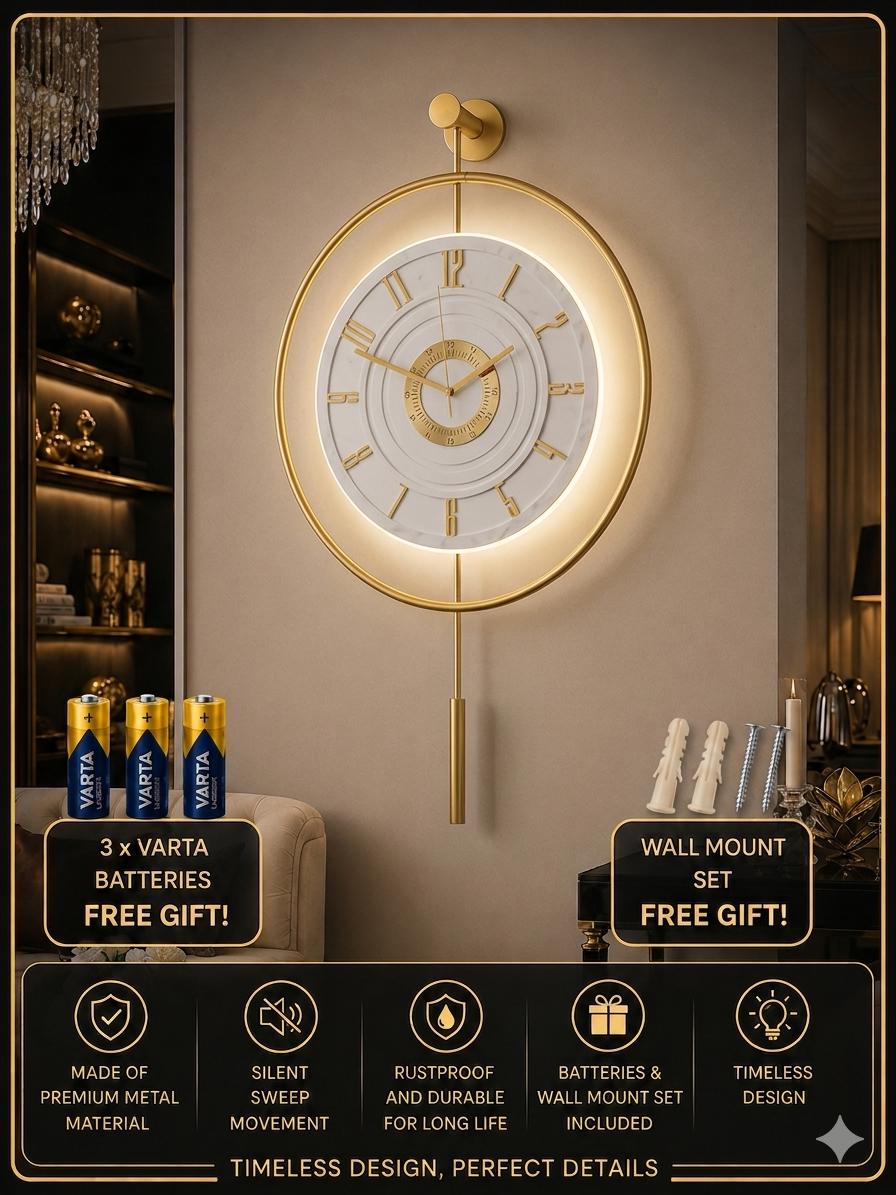 Gift for Home Large Wall Decor Modern Wall Art Unique Home Clock ...