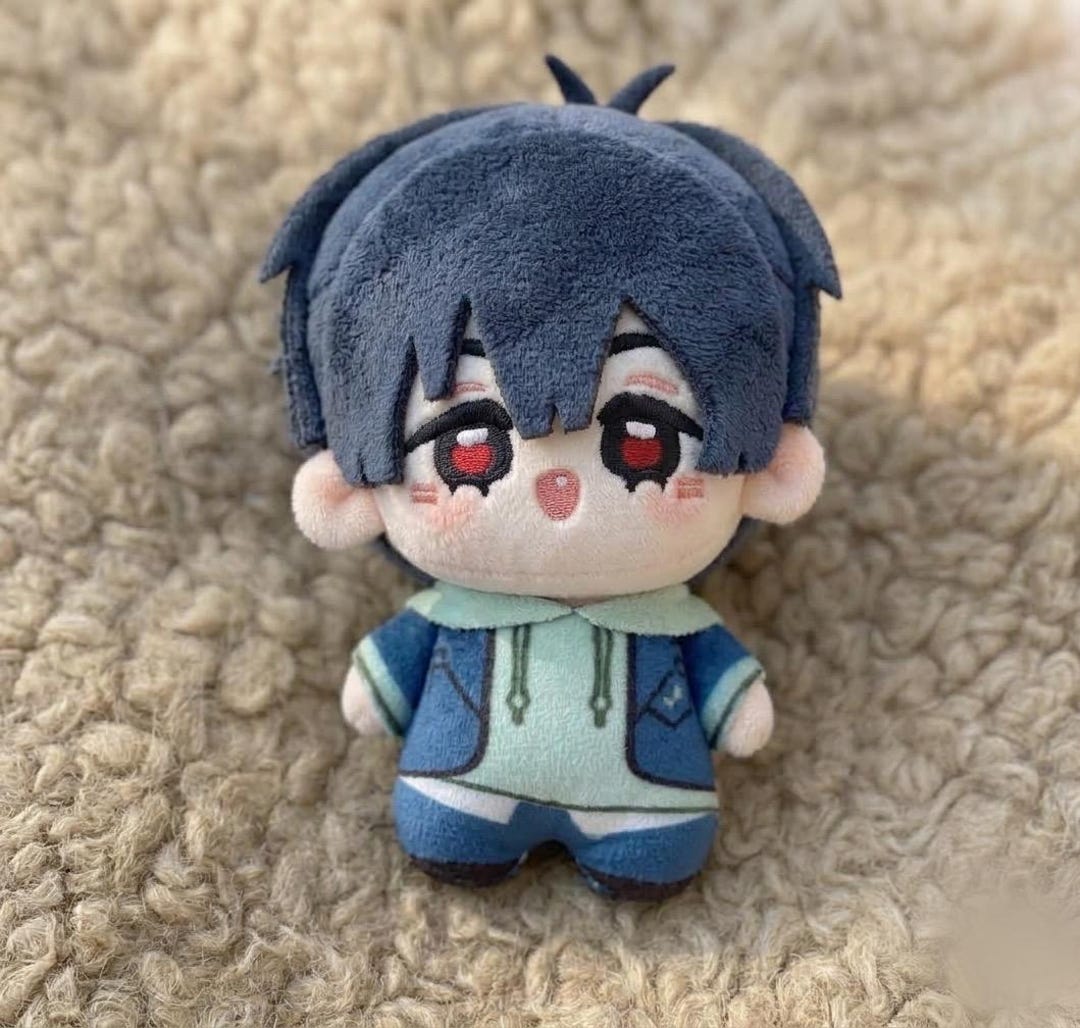 Ivan Alien Stage Inspired Plush, Nunu Style Anime Keychain Doll, Cotton ...
