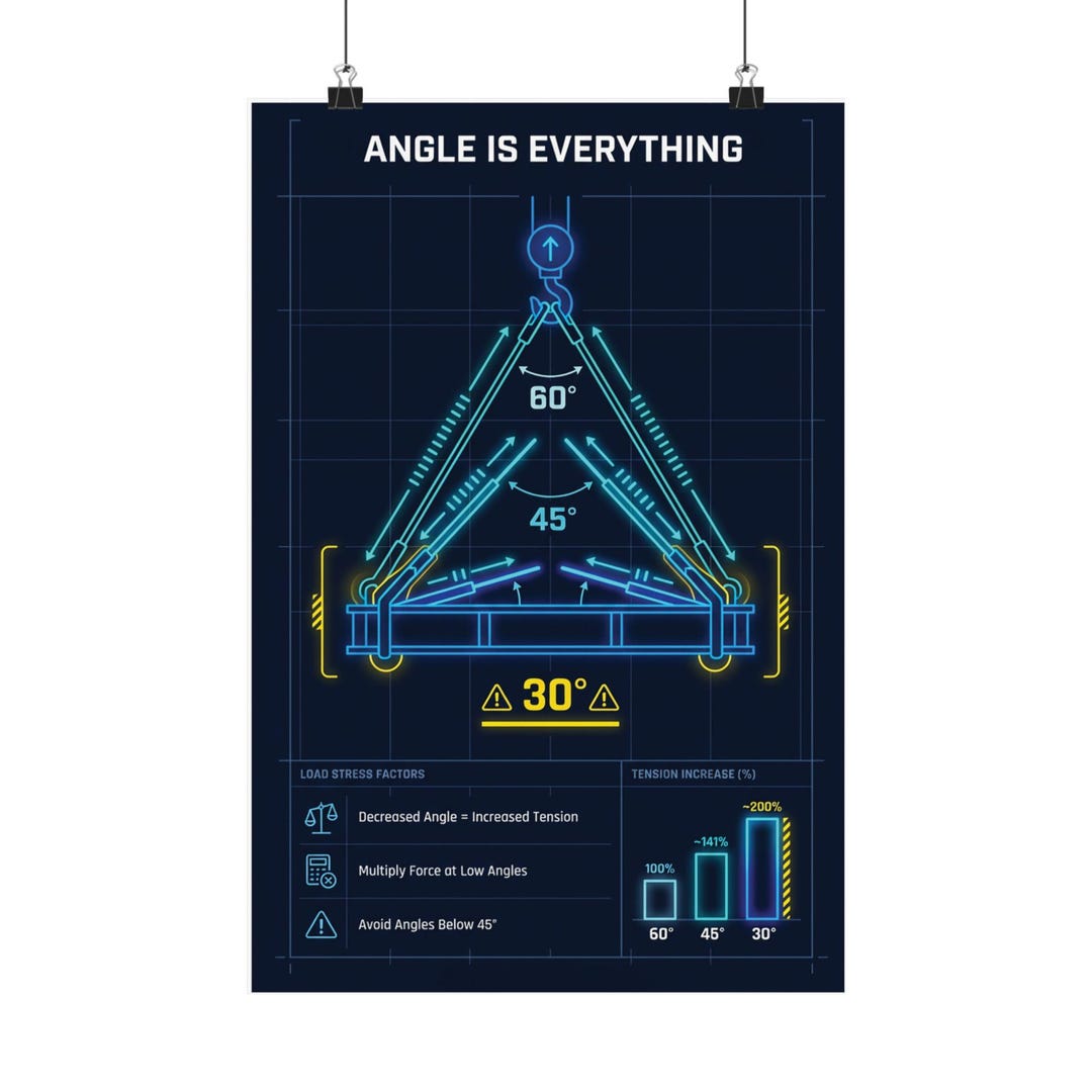 Angle is Everything Poster Matte Vertical Poster | Engineering Rigging ...