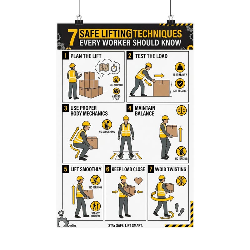 Warehouse Safety Posters - Etsy UK