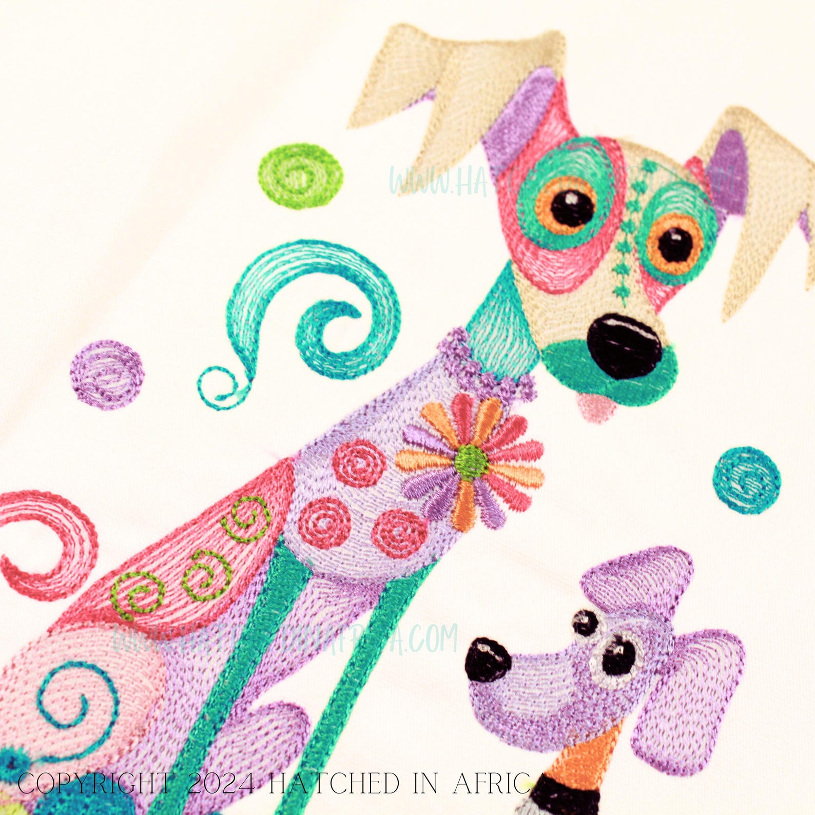 Razzle Dazzle Mutts Set 1 | Machine Embroidery Designs - Etsy