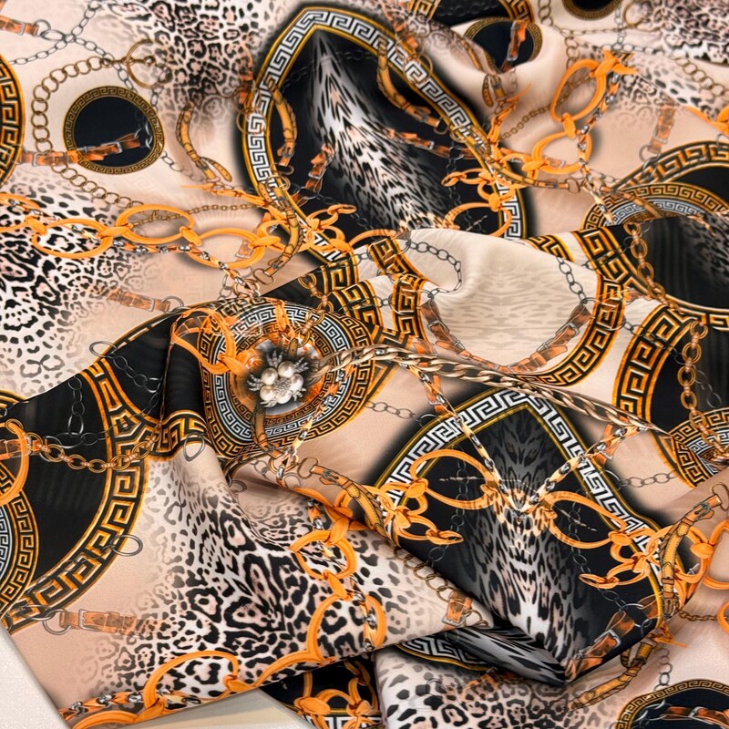 Chain Print Fabric - Etsy