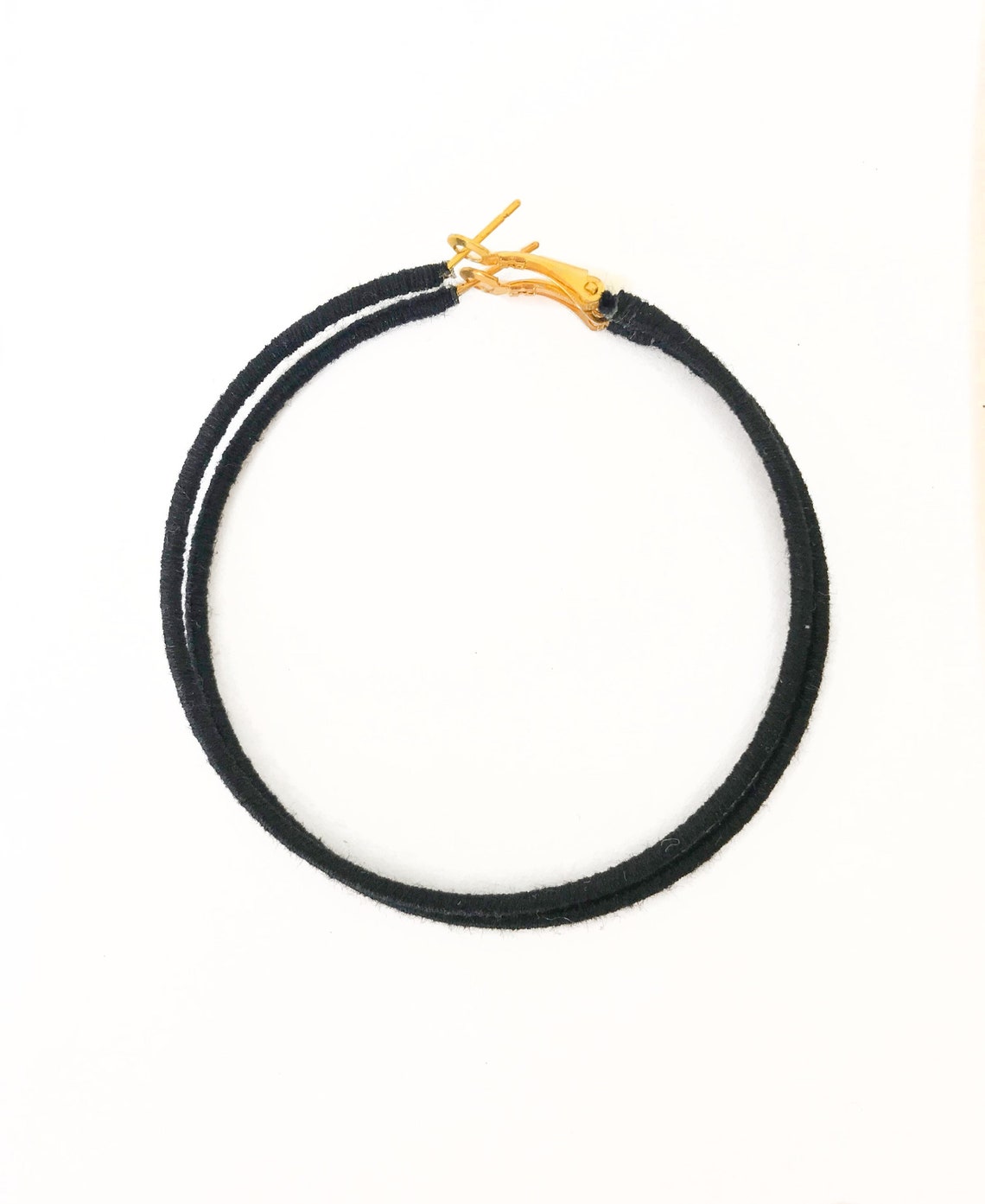 Black Hoop Earrings Black Hoops Large Hoop Earrings UK - Etsy