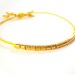 Yellow Friendship Bracelet, Gold Bead Bracelet, Cotton Cord Bracelet ...