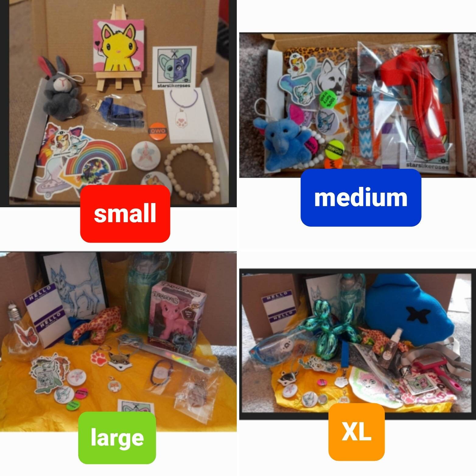 Furry Fandom Mystery Box Fursuiters Furries Nerd Geek Weeb - Etsy Polska