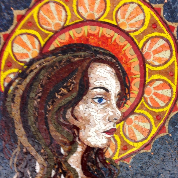 Mosaic Sunburst - Etsy