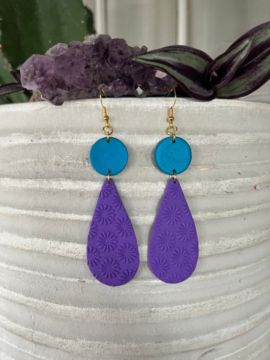 Floral Tear Drops - Etsy