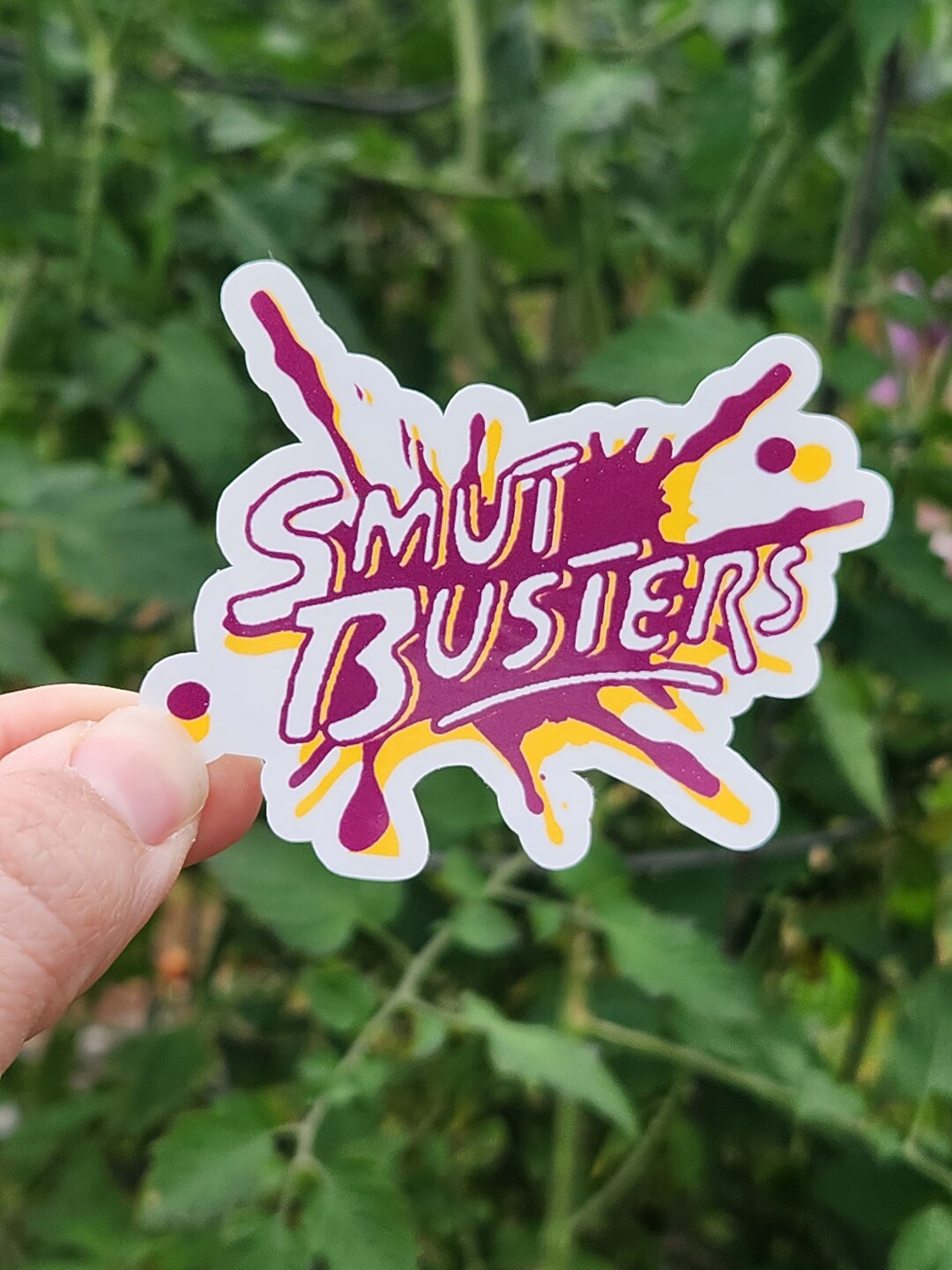 Smut Busters | 2 Options | 3" Sticker | Vinyl Decal | Water Bottle ...