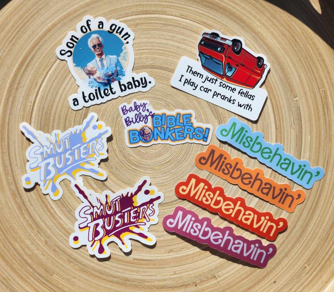 Righteous Gemstones Inspired Sticker Pack | Set of 5 Stickers | 3 ...