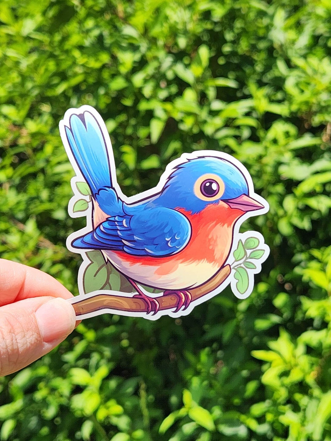 Blue Bird Sticker 3 Sticker Vinyl Decal Water Bottle Sticker Laptop ...