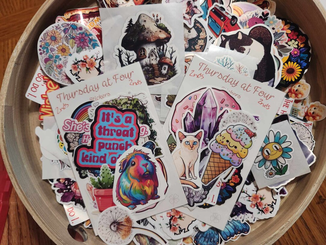 Seconds Sale Clearance Stickers 3 Stickers Vinyl Decals Sticker Variety ...