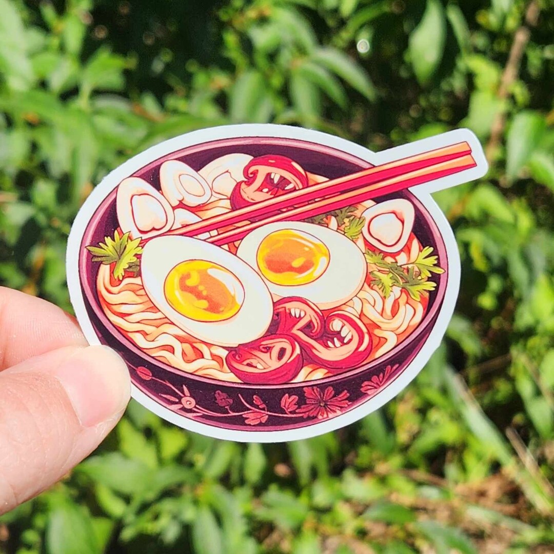 Bowl of Ramen Sticker 3 Sticker Vinyl Decal Water Bottle Sticker Laptop ...