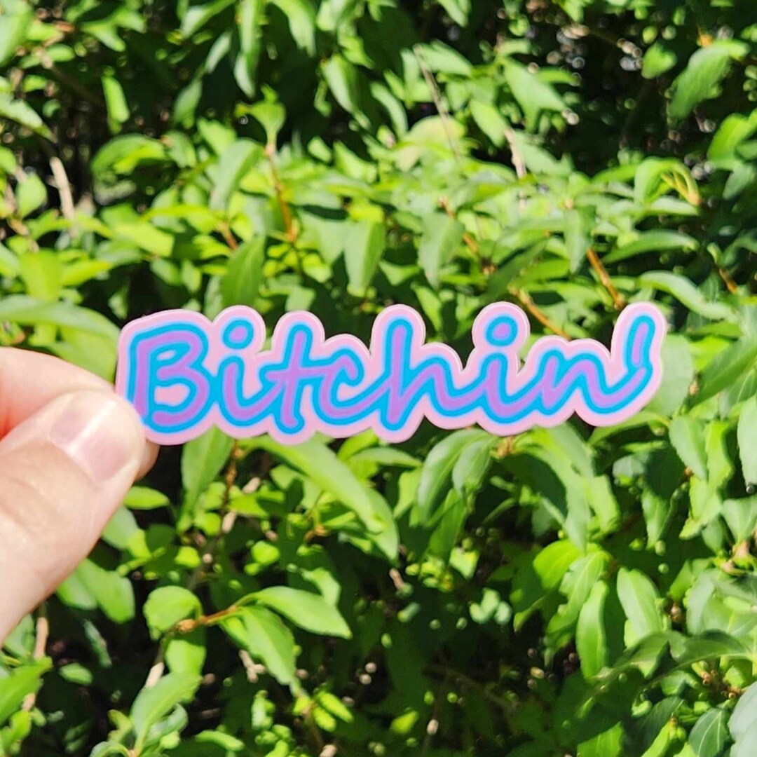Bitchin' Sticker 3.5 Sticker Vinyl Decal Water Bottle Sticker Laptop ...