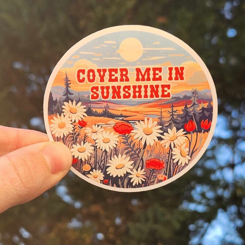 Sunshine Sticker - Etsy