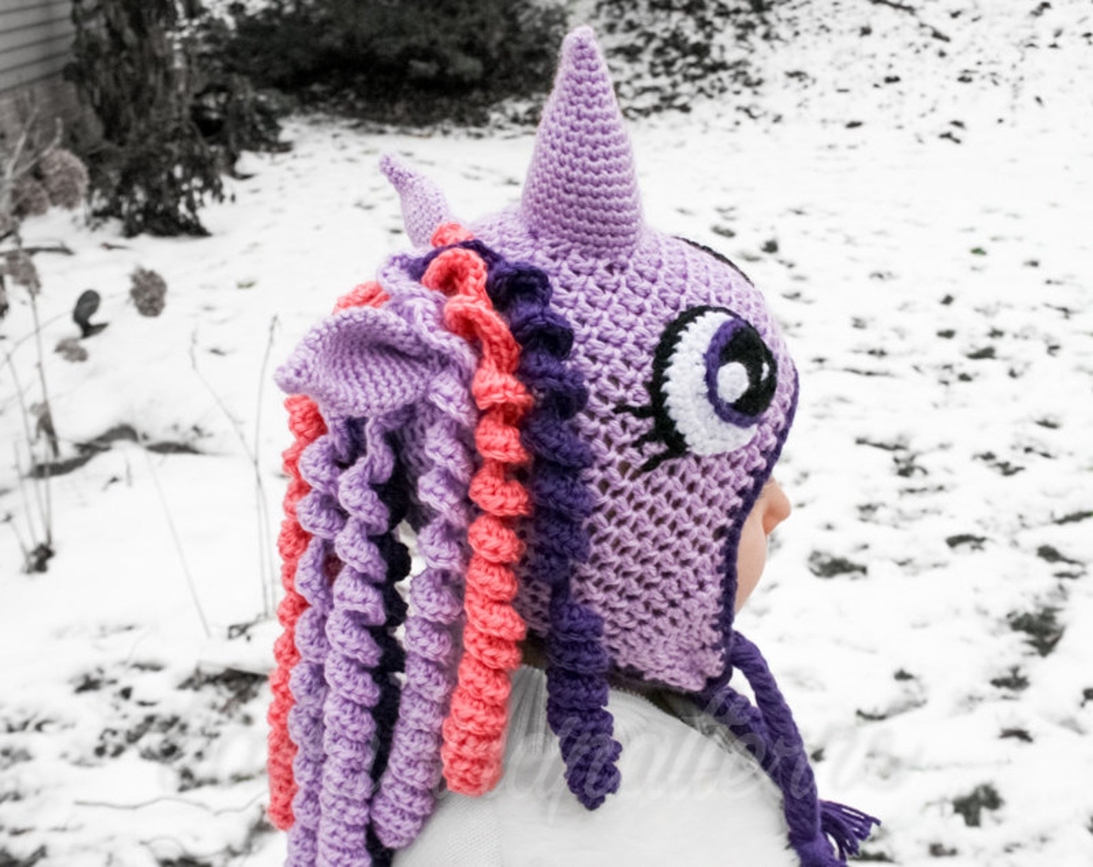 My Little Pony Twilight Sparkle Crochet Hat Pattern for Babies ...