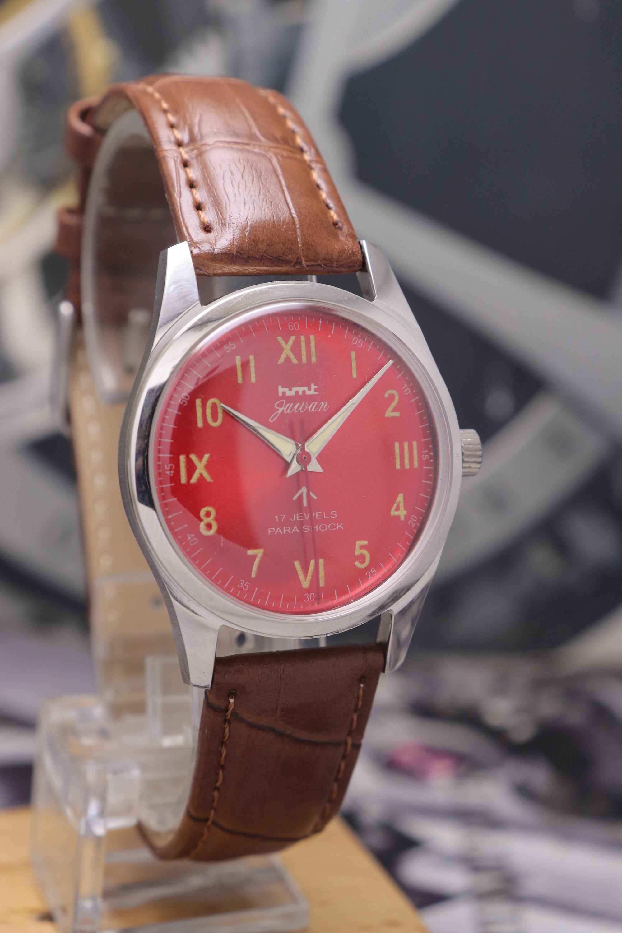 Vintage HMT Jawan 17 Jewels Hand Winding Men's Watch. | Stainless Steel ...