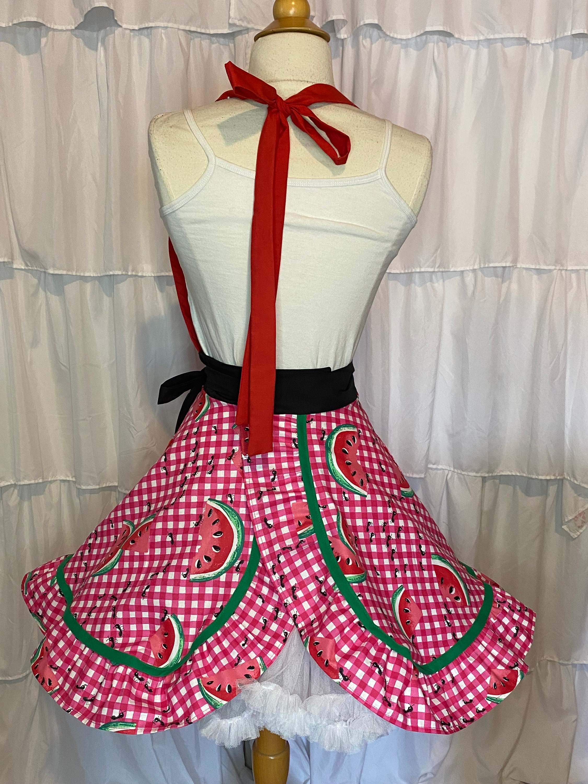 Adult Watermelon Traditional Style Apron - Etsy