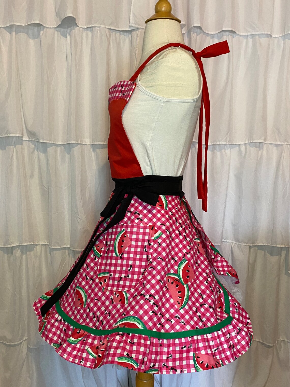 Adult Watermelon Traditional Style Apron - Etsy