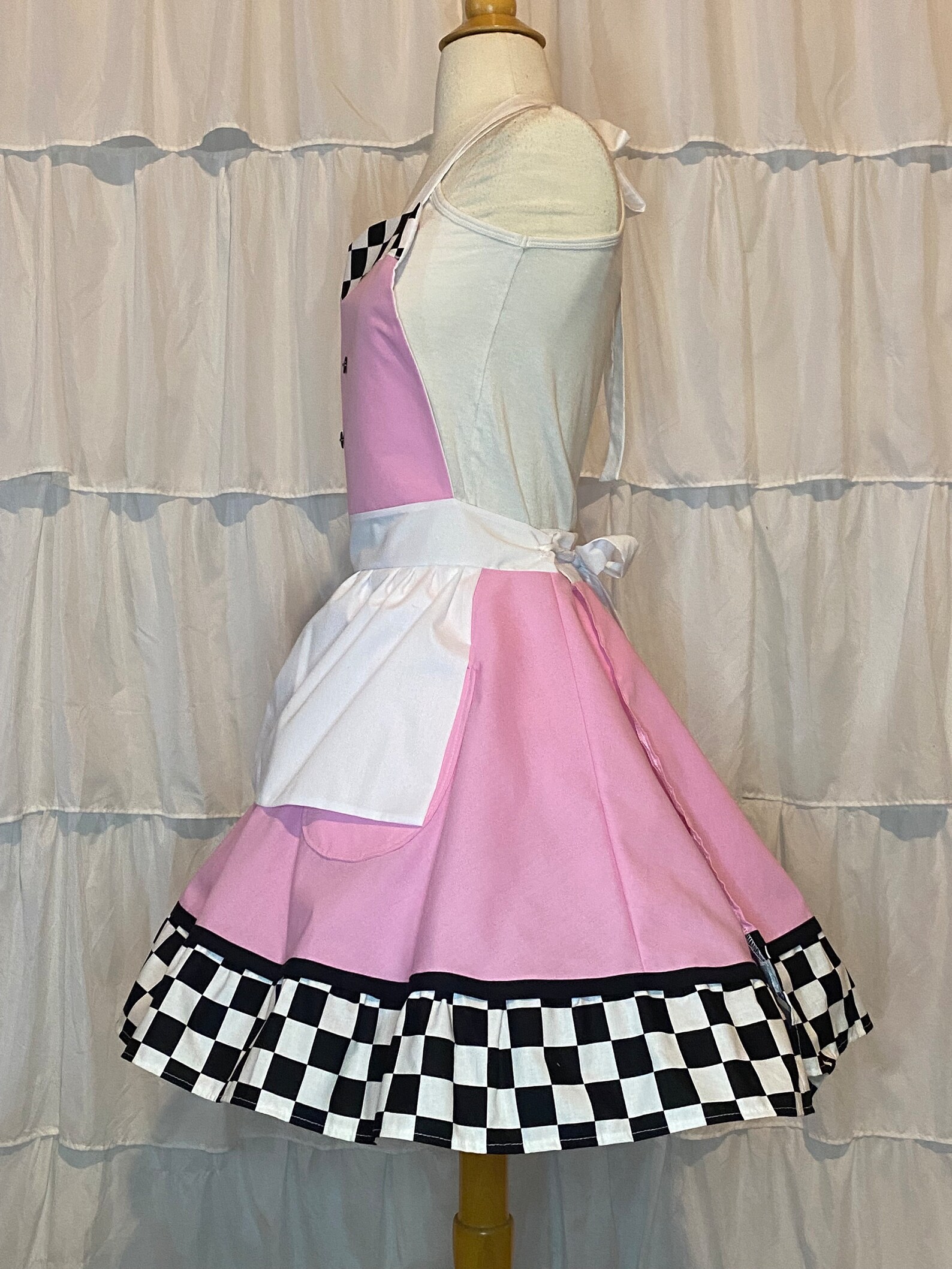 L/XL- Diner Costume Apron "dress" - Etsy