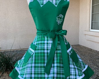 St Patrick Day Apron | Etsy