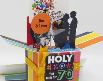 Custom Explosion Box Card Personalized Handmade | Etsy