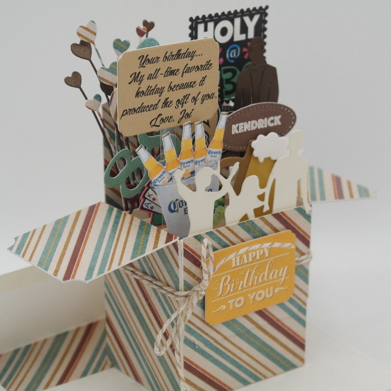 Custom Explosion Box Card Personalized Handmade Custom - Etsy