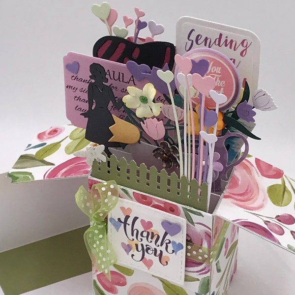 Box Pop up Card - Etsy