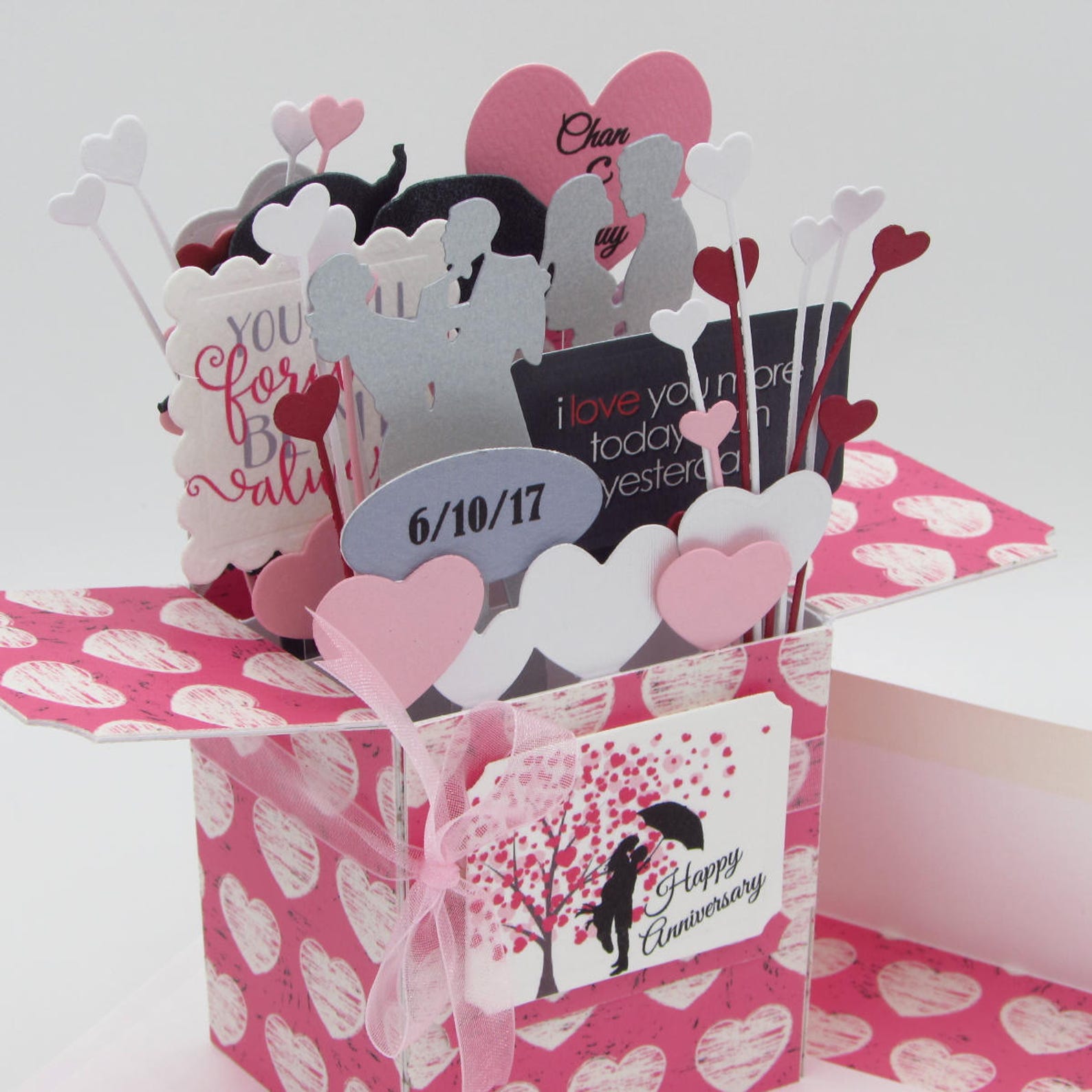 Custom Explosion Box Card Personalized Handmade Custom - Etsy