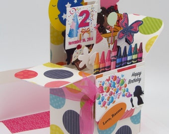 Custom Explosion Box Card Personalized Handmade Custom - Etsy