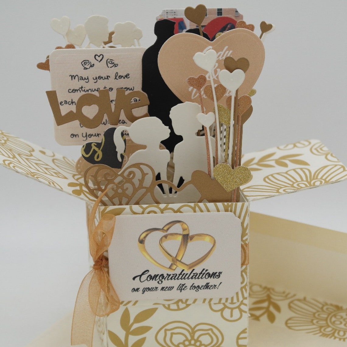 Custom Explosion Box Card Personalized Handmade Custom - Etsy