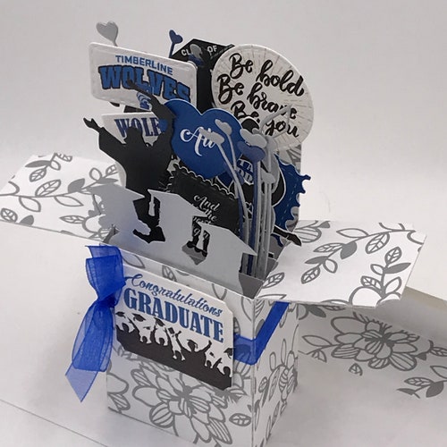 Graduation Pop up Box Card Card in a Box Personalised | Etsy