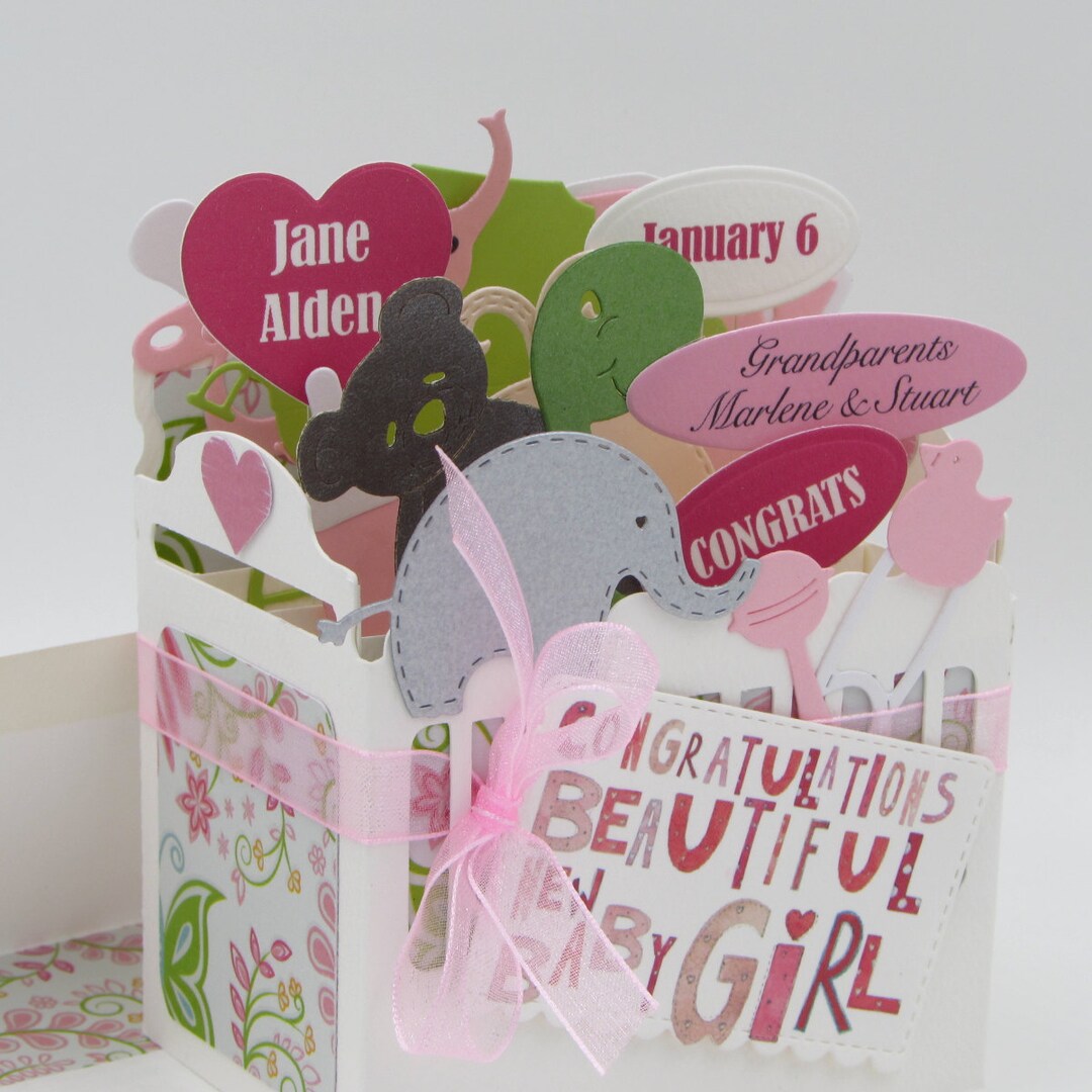 Custom Explosion Box Card Unique Handmade for Boy or Girl - Etsy