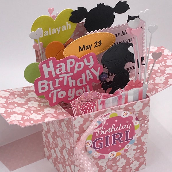 Birthday Card Box - Etsy
