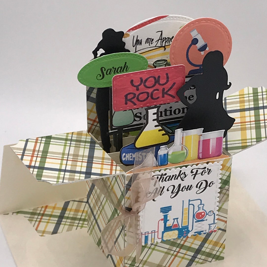 Custom Explosion Box Card Personalized Handmade Custom - Etsy