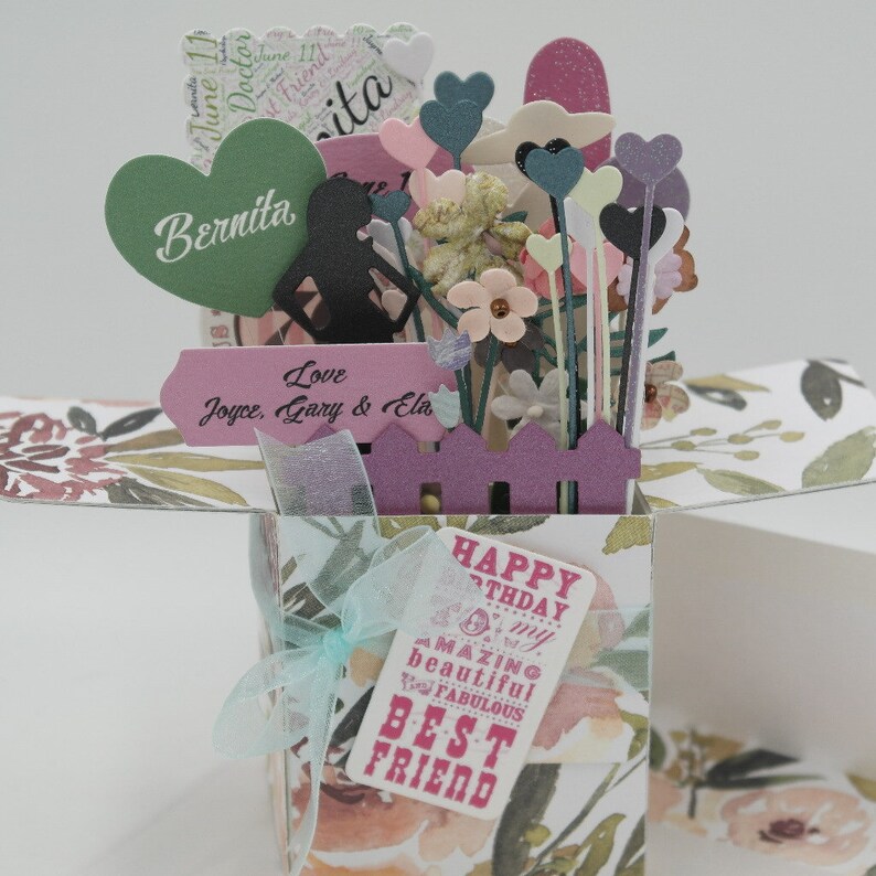 Custom Explosion Box Card Personalized Handmade Custom - Etsy