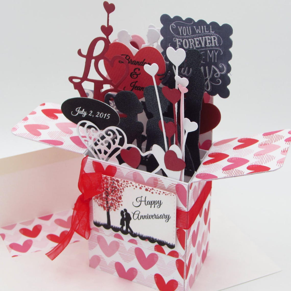 Custom Explosion Box Card Personalized Handmade Custom - Etsy