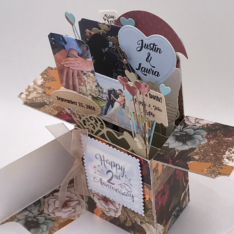 Custom Explosion Box Card Personalized Handmade Custom - Etsy