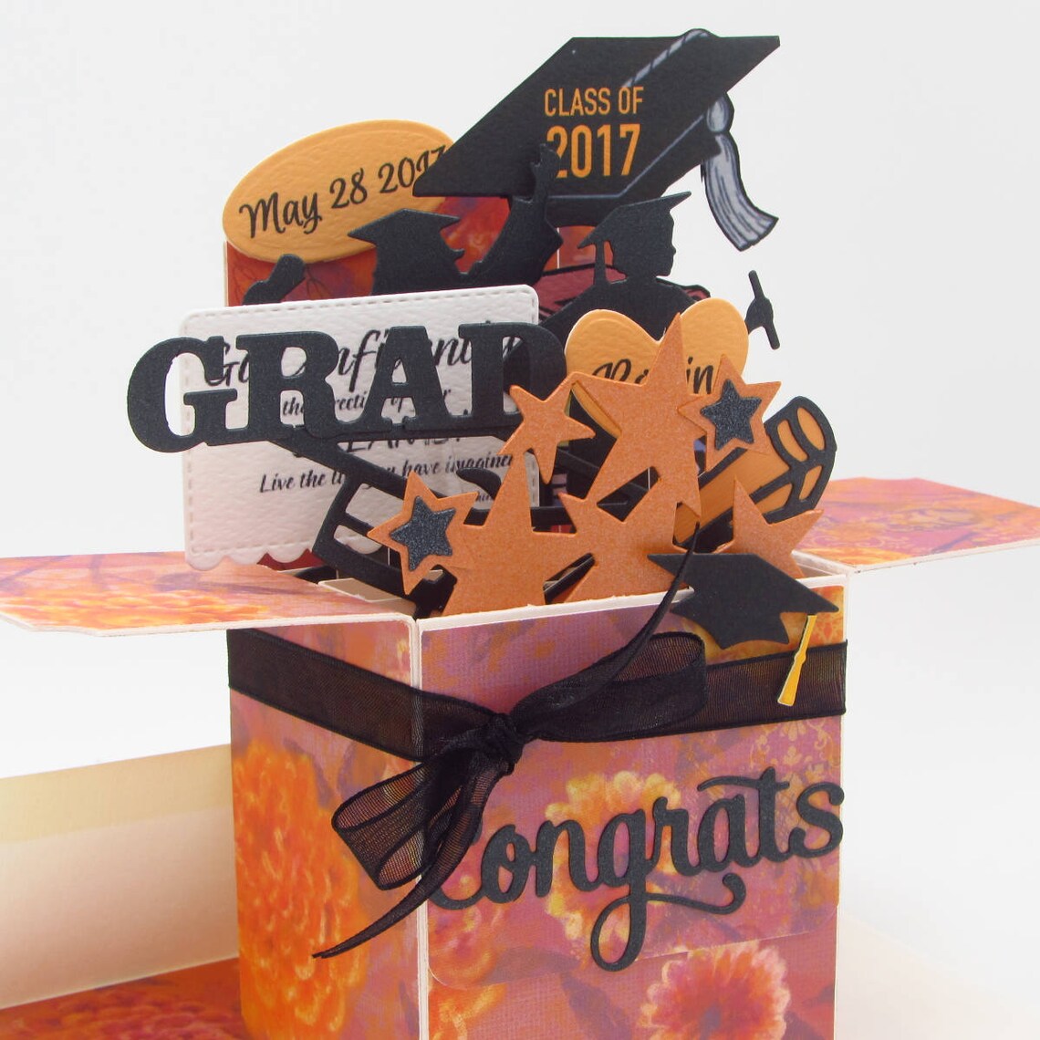 Custom Graduation Card With Pocket Personalized Handmade - Etsy
