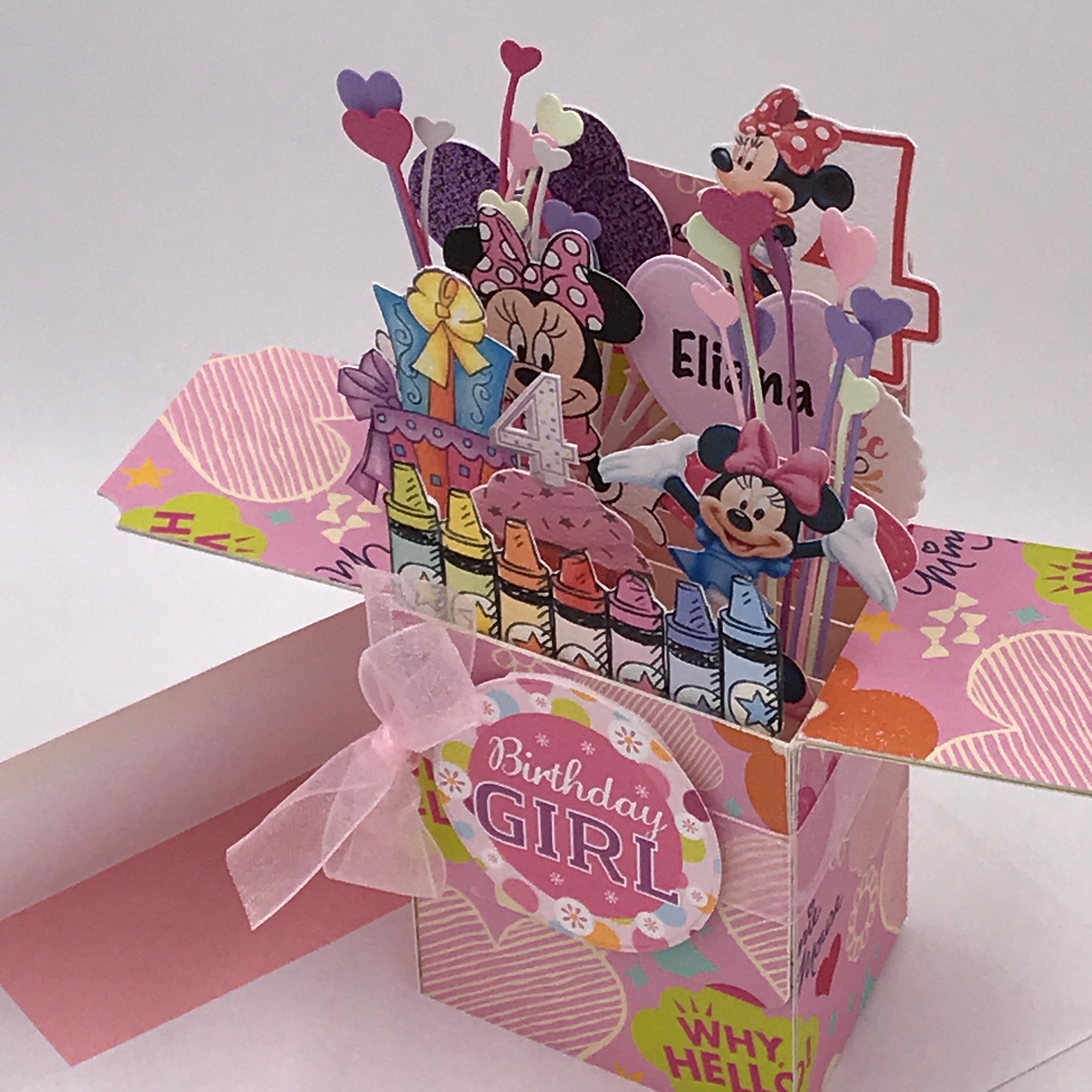 Custom Explosion Box Card for Kids And/or Teens Personalized | Etsy