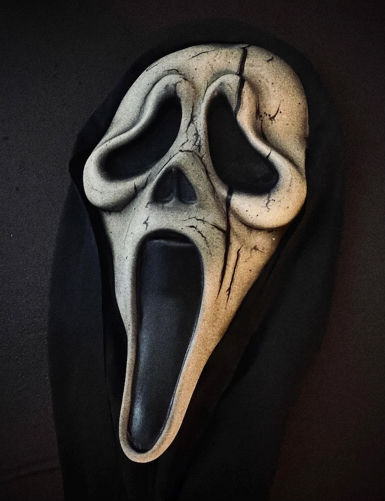 Customs Scream 6 Aged Ghost Face Mask Stu Macher (funworld Official) - Etsy