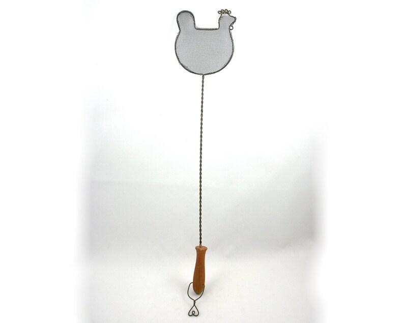 Vintage Chicken Shaped Fly Swatter, Wire Art, Chicken Lover Gift ...
