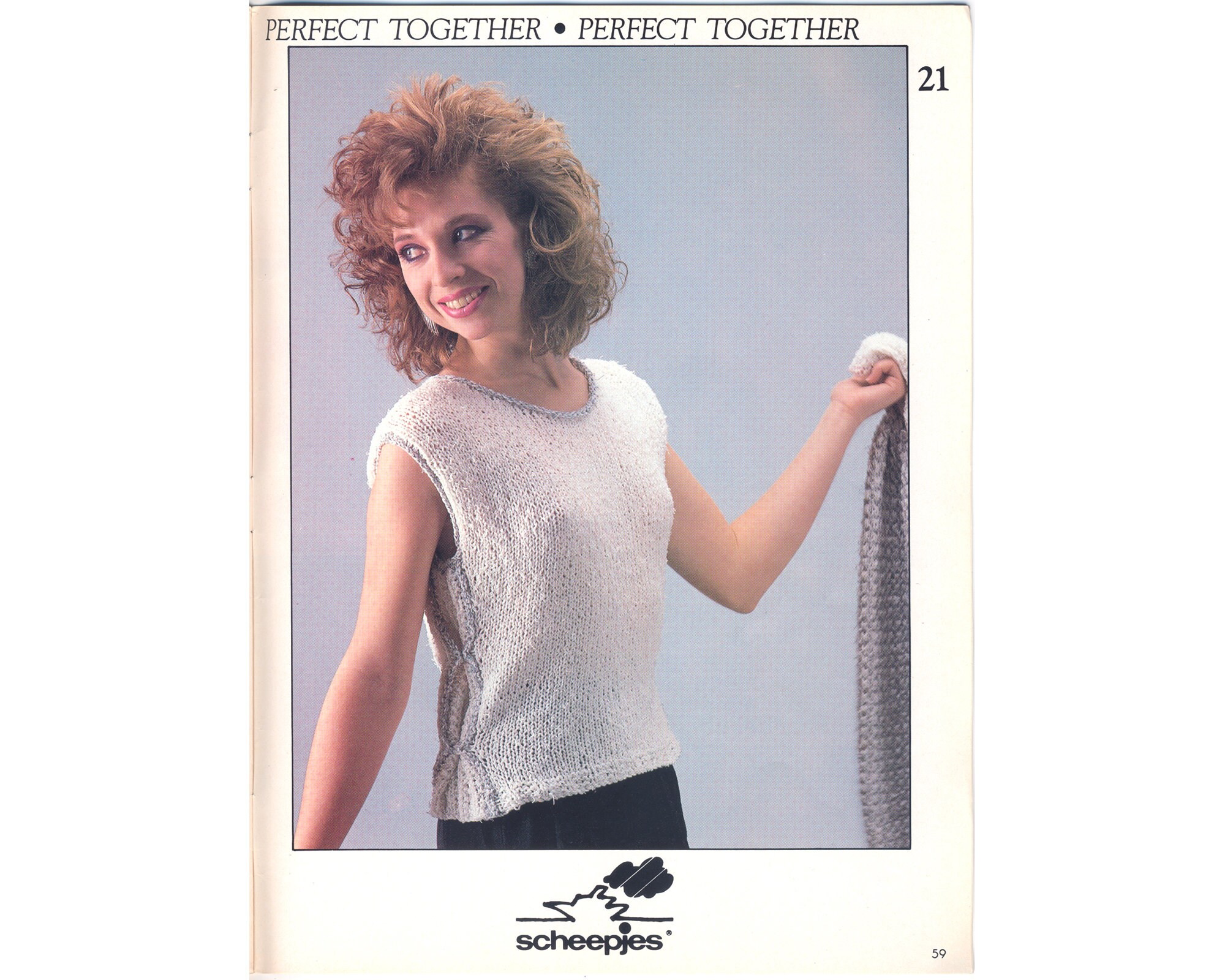 Vintage 1980s Fashion Knitting Pattern Magazine, Short Sleeve Summer ...
