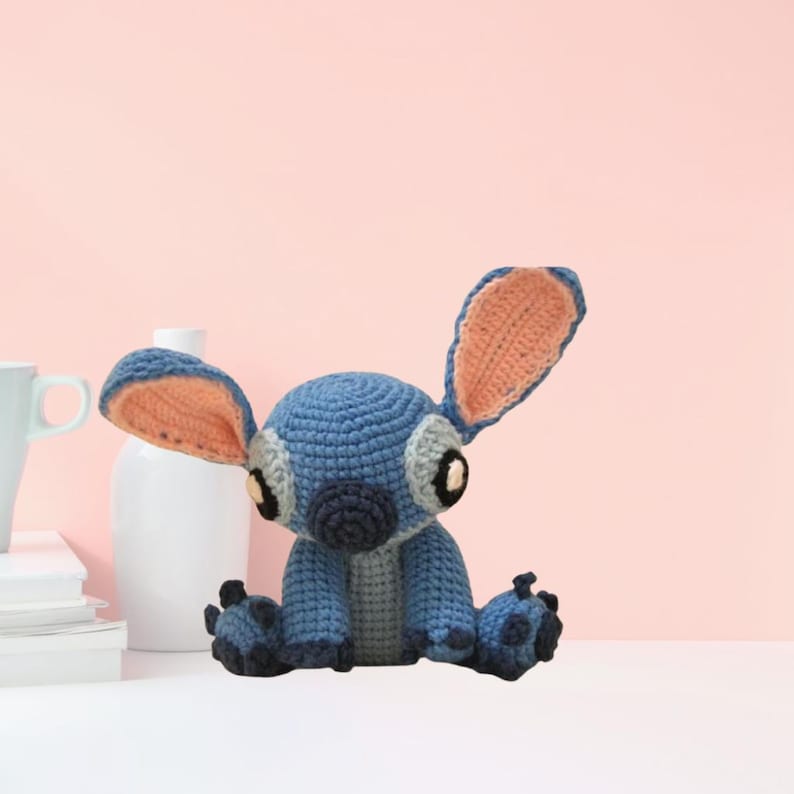 Stitch Amigurumi Crochet Pattern PDF, Disney Lilo and Stitch Inspired ...