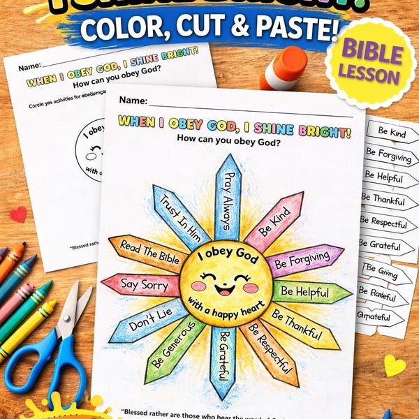 Obedience Coloring - Etsy