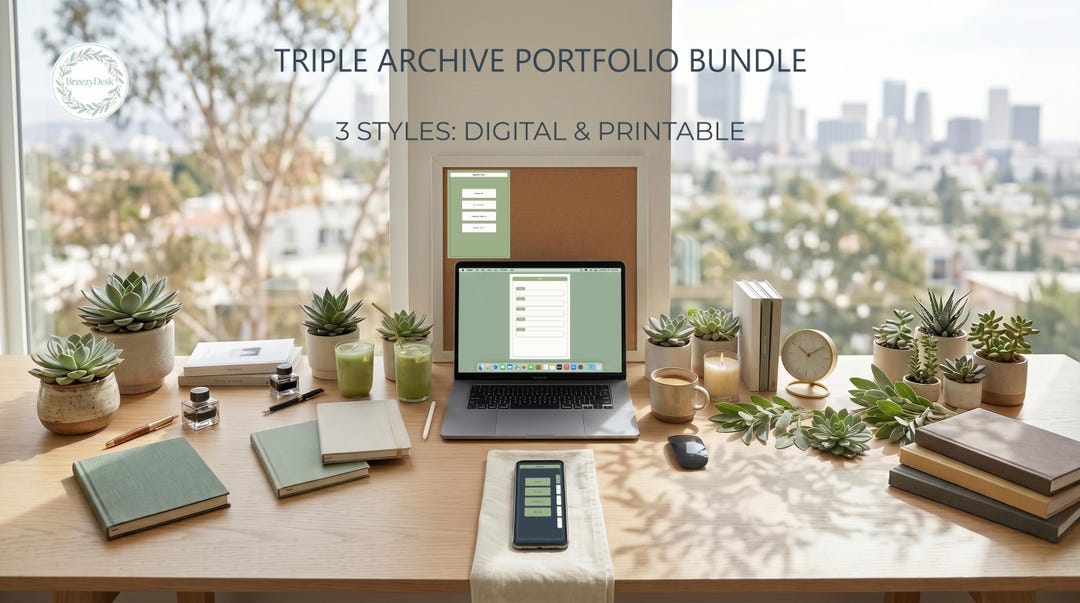 2026 Digital Planner Bundle | Paper Flow Triple Portfolio | Goodnotes ...