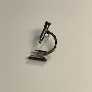 Microscope, Microscopio ,pin Microscope, Pin De Microscopio, Silver Pin ...
