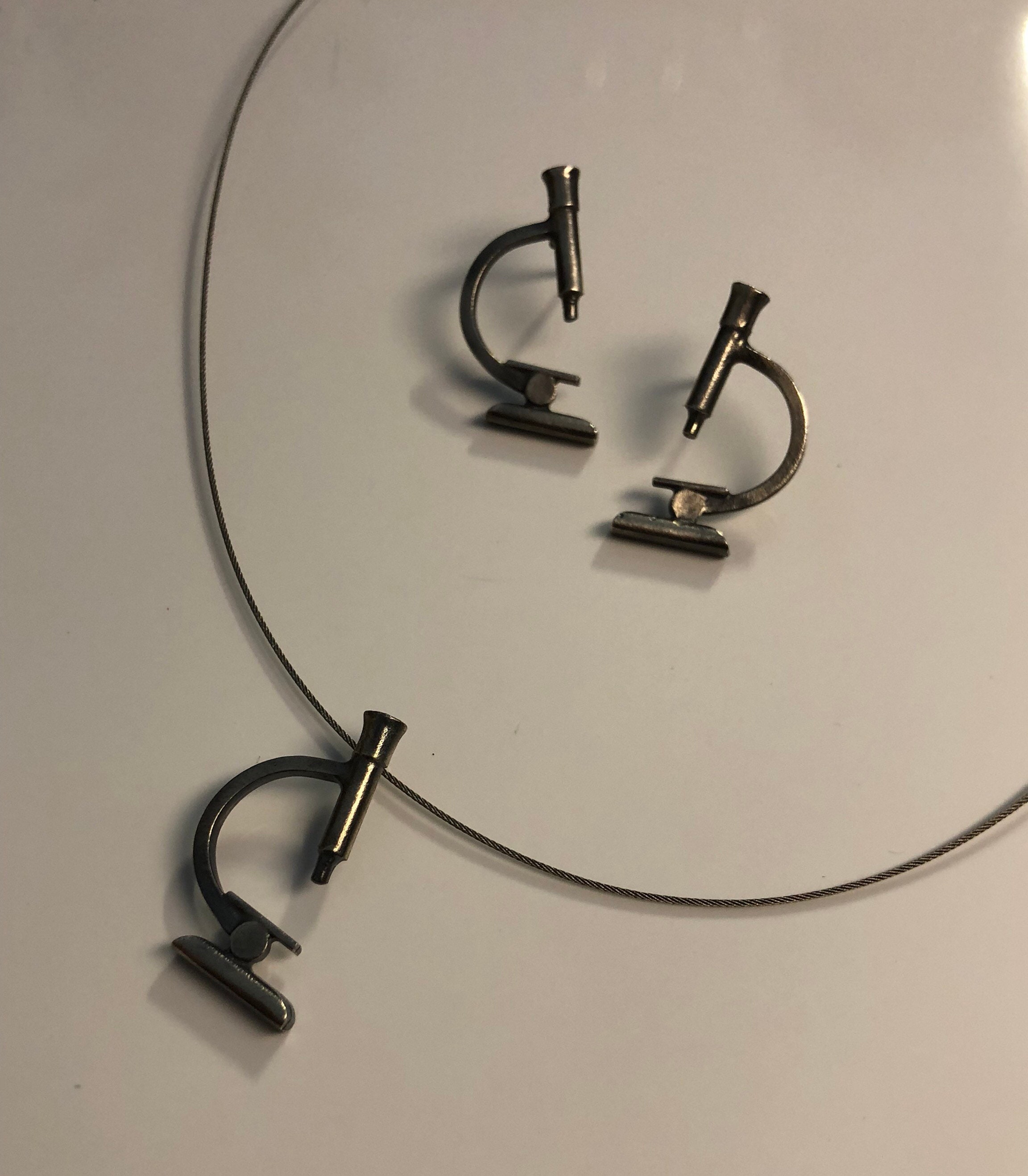 Microscope, Microscopio ,pin Microscope, Pin De Microscopio, Silver Pin ...