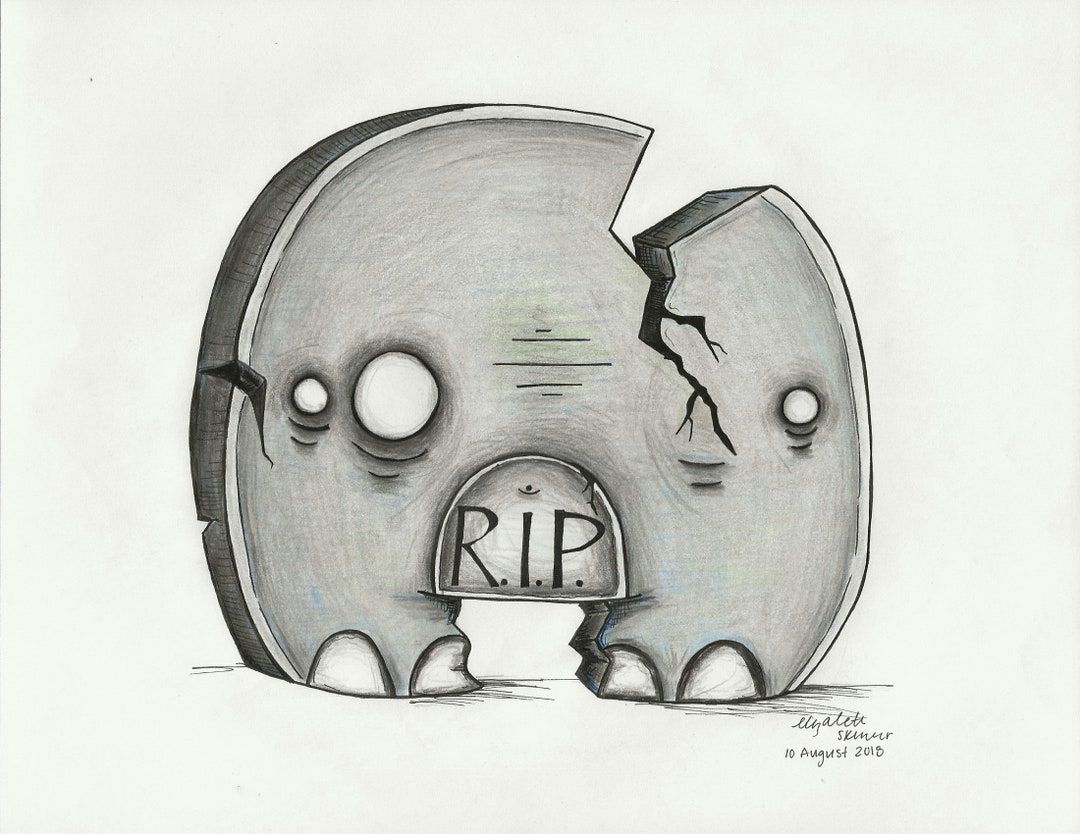 RIP Doodle: Print - Etsy