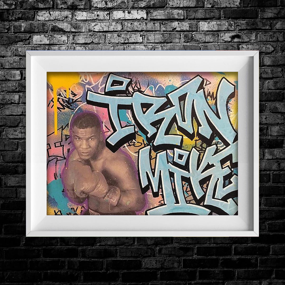 Iron Mike Boxing Heavyweight Champion Graffiti/street Art Style ...
