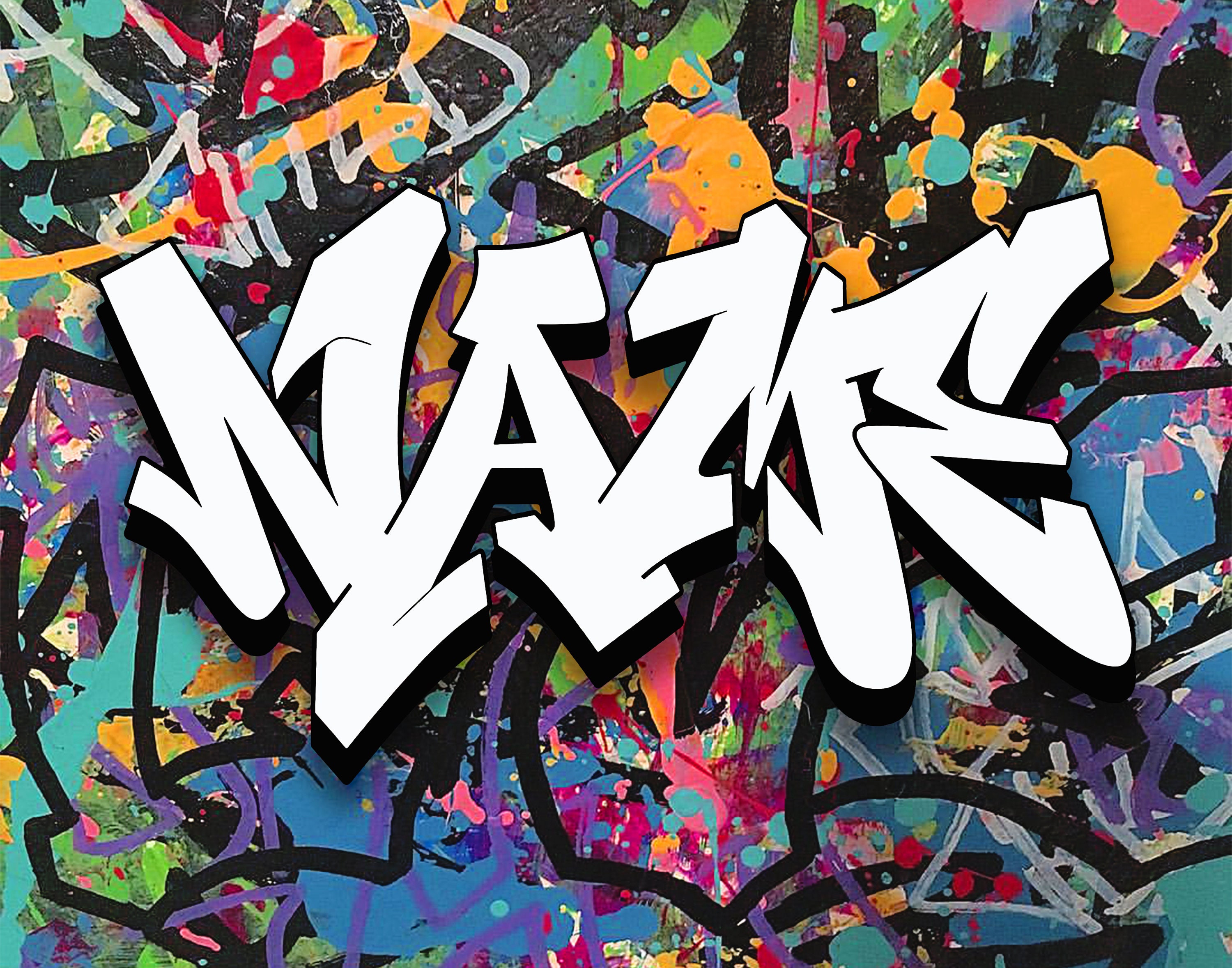 Custom Graffiti Street Art Style Name Print Digital Download Poster ...